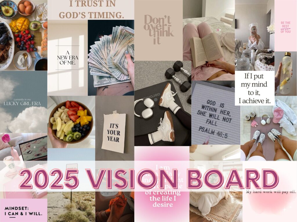 2025 Vision Board: New Year with Actionable Steps to New You - The ...