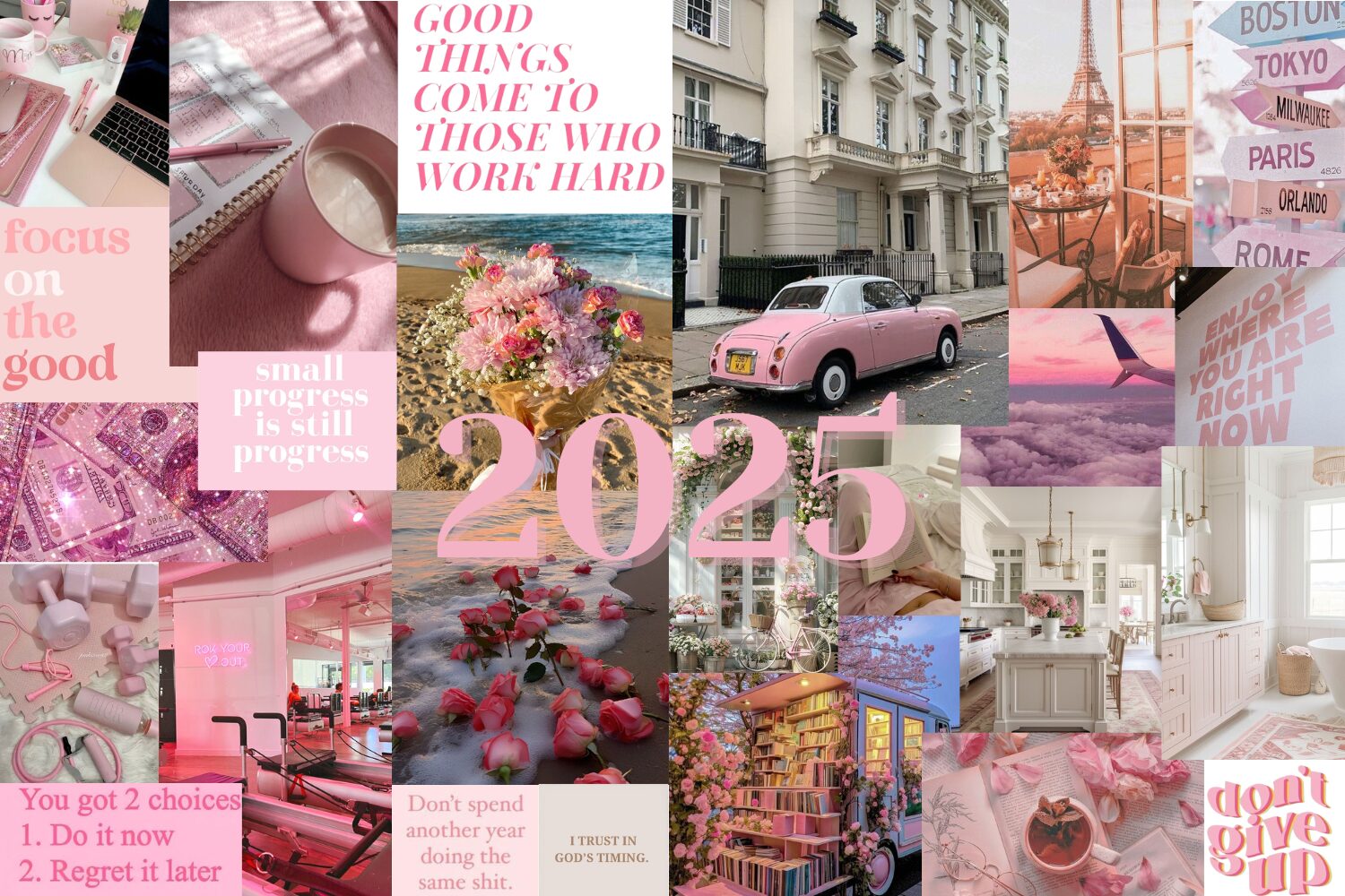 2025 Vision Board: New Year with Actionable Steps to New You - The ...